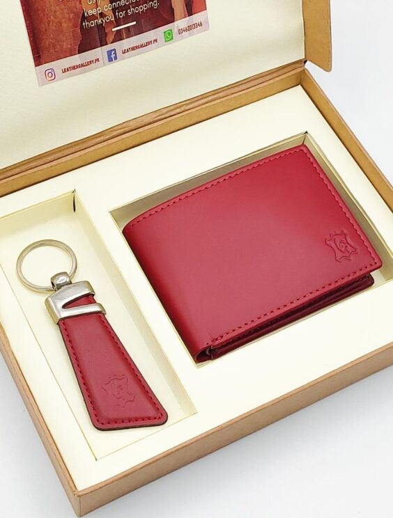 Elite 2pc Gift Set – Red – Leather Gallery