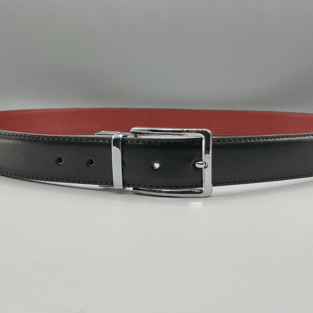 Formal Reversible Belt - Black/Brown - Leather Gallery